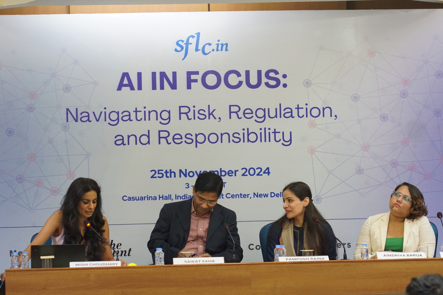 SFLC.in organised “AI in Focus: Navigating Risk, Regulation and Responsibility”